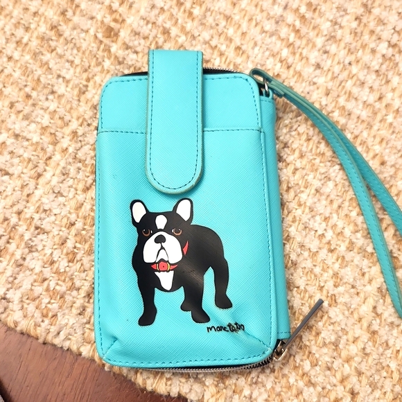 Marc Tetro | Bags | Marc Tetro French Bulldog Crossbody Phone Wallet ...
